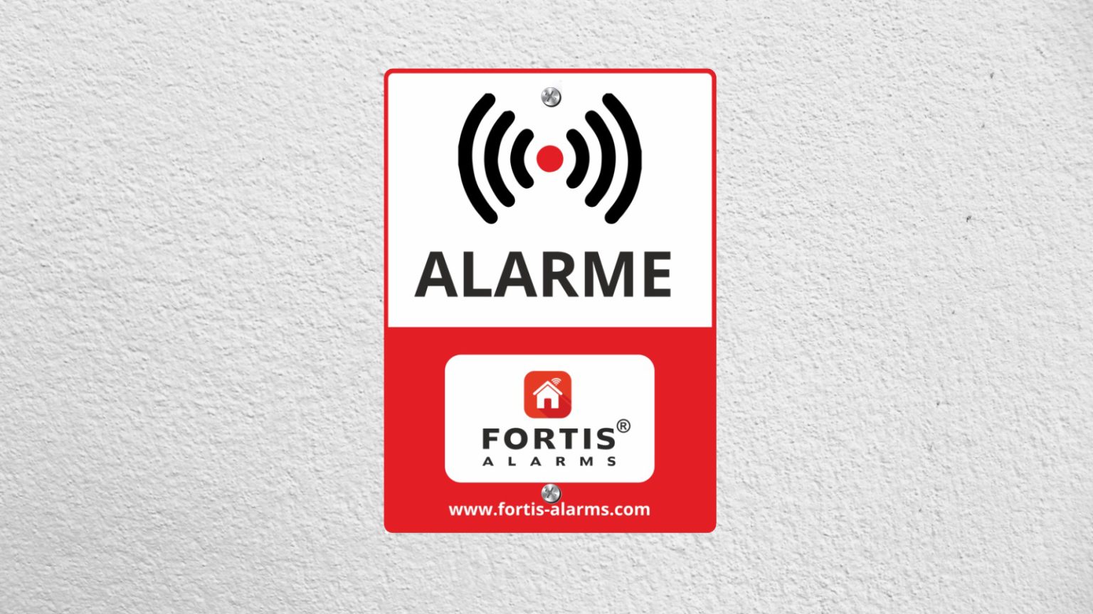 Placa PVC - Fortis-alarms